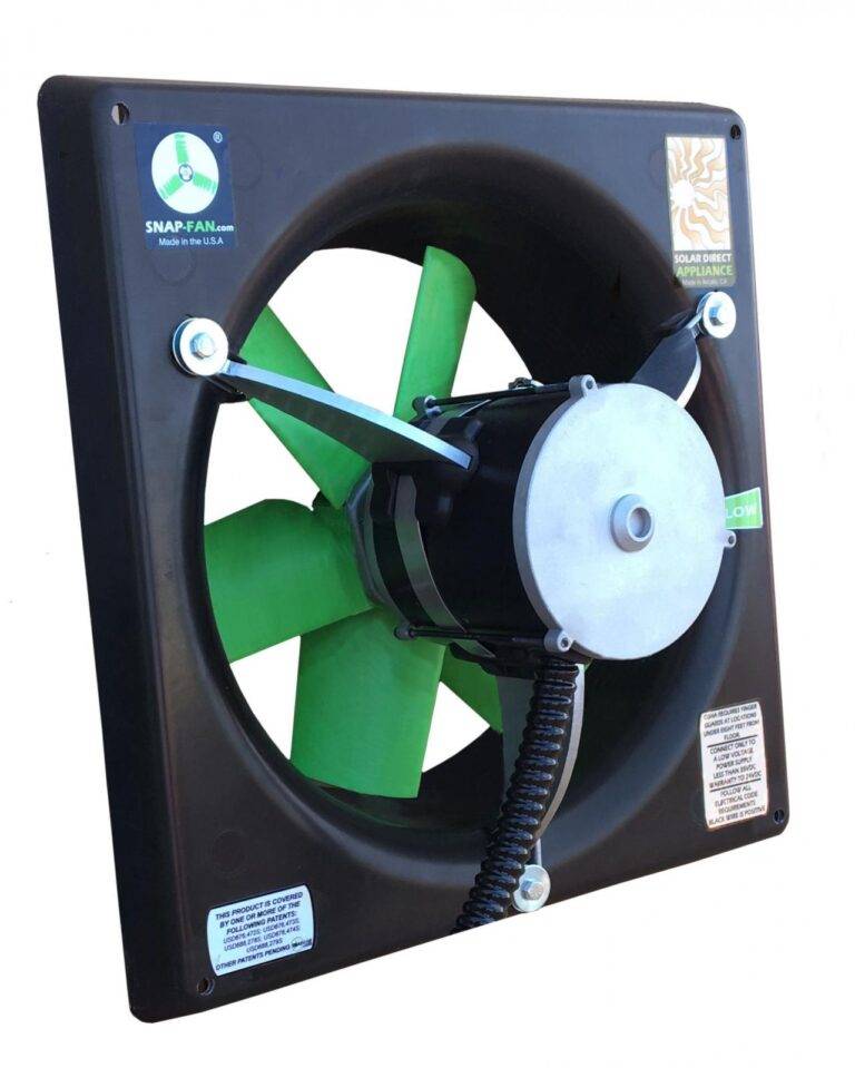 12" HP Brushless DC Snap-Fan | Fogco Environmental Systems