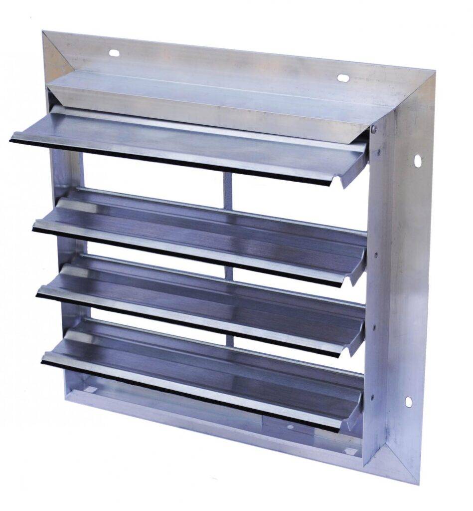 12" Snap-Fan Exhaust Shutter | Fogco Environmental Systems