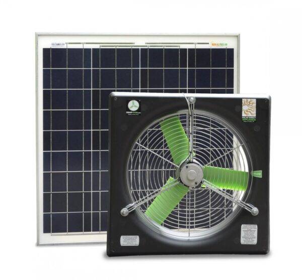16" BLDC Snap-Fan Solar Kit | Fogco Environmental Systems