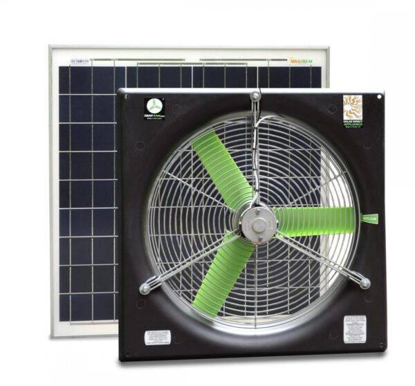 20" BLDC Snap-Fan Solar Kit | Fogco Environmental Systems