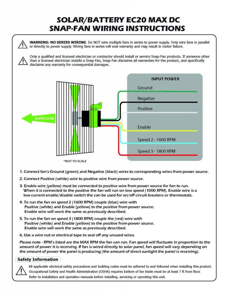 DC EC20 MAX SNAP-FAN | Fogco Environmental Systems